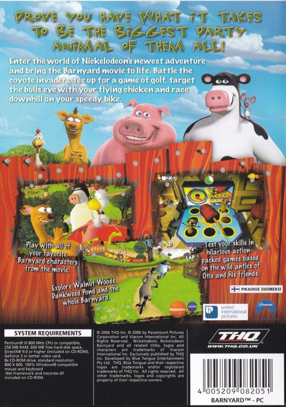 Barnyard cover or packaging material - MobyGames