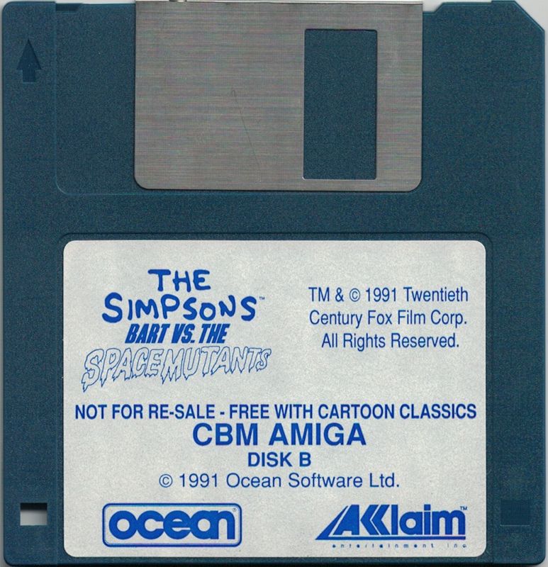 The Simpsons: Bart vs. the Space Mutants cover or packaging material - MobyGames