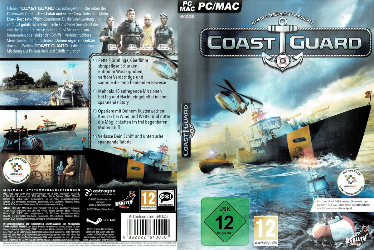 Coast Guard cover or packaging material - MobyGames