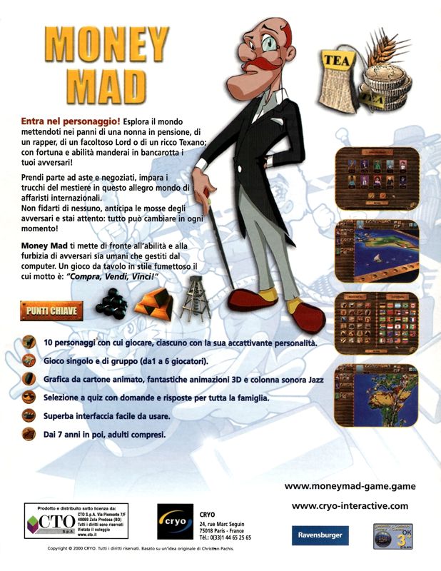 Money Mad cover or packaging material - MobyGames