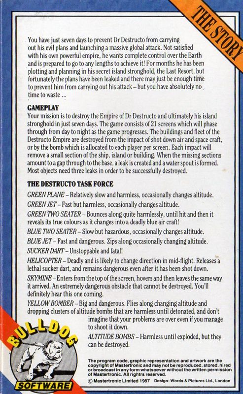 Destructo cover or packaging material - MobyGames