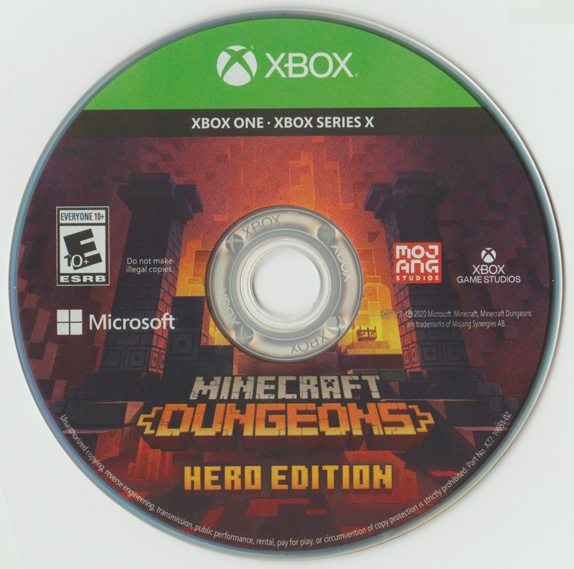 Minecraft Dungeons: Hero Edition cover or packaging material - MobyGames
