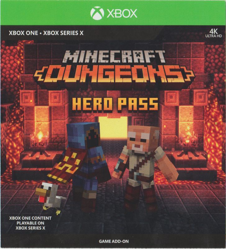 Minecraft Dungeons: Hero Edition cover or packaging material - MobyGames