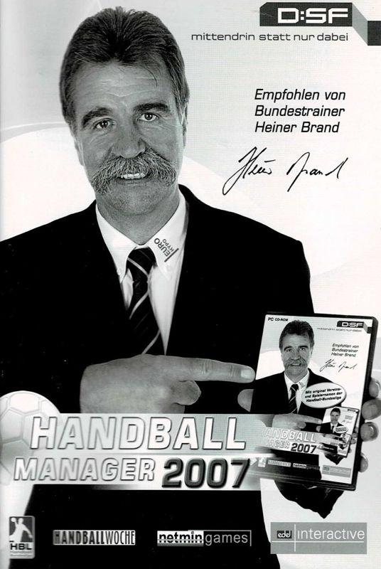 Handball Manager 2007: World Edition cover or packaging material ...