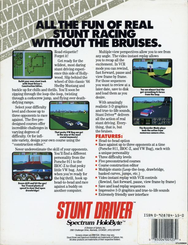 Stunt Driver cover or packaging material - MobyGames
