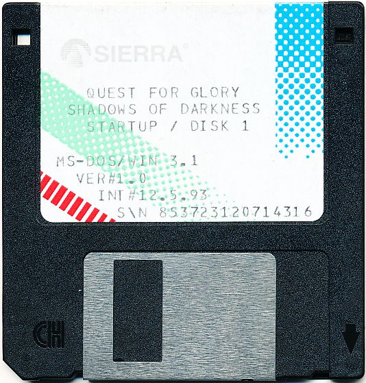 Quest For Glory Shadows Of Darkness Cover Or Packaging Material Mobygames