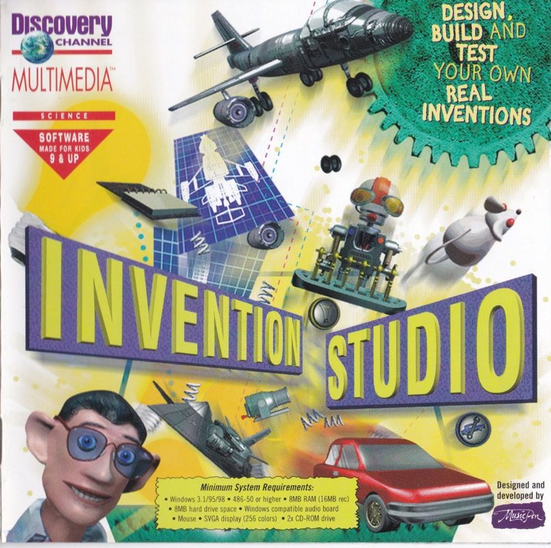 Invention Studio cover or packaging material - MobyGames