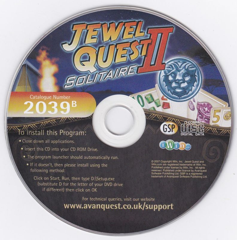 Jewel Quest Solitaire II cover or packaging material - MobyGames