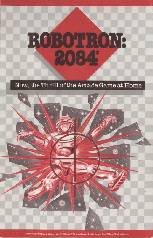 Robotron: 2084 cover or packaging material - MobyGames