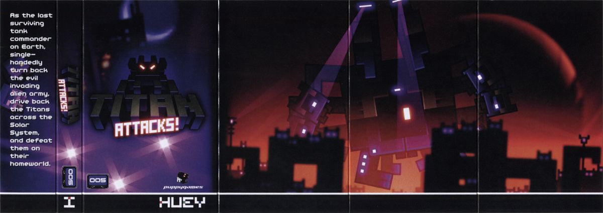 Titan Attacks! (Official Ultra Edition) cover or packaging material - MobyGames