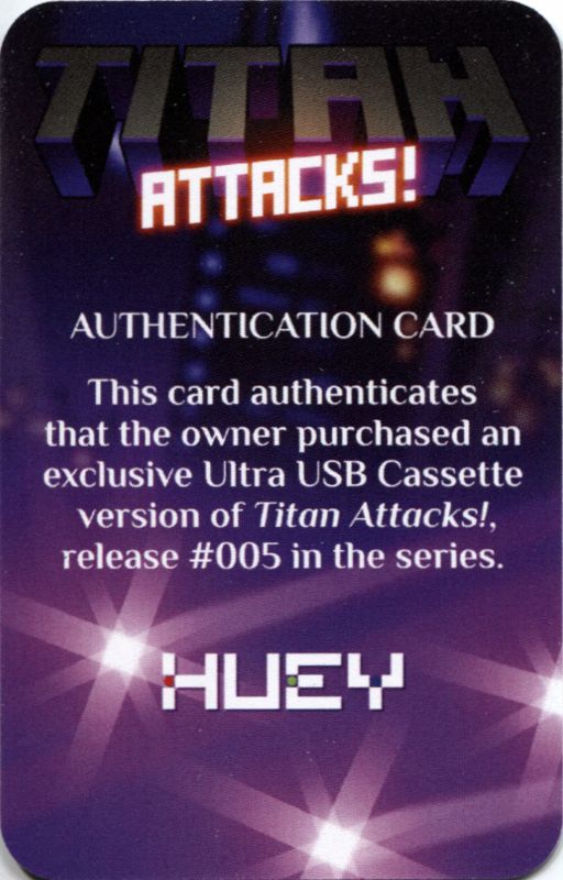 Titan Attacks! (Official Ultra Edition) cover or packaging material - MobyGames