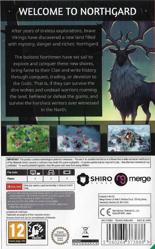 Northgard cover or packaging material - MobyGames