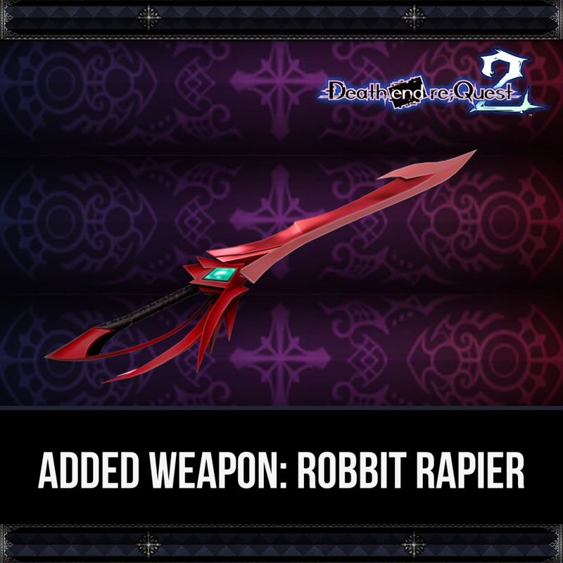 Death end re;Quest 2: Added Weapon - Robbit Rapier (2020) - MobyGames