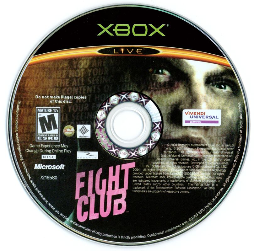 Fight Club cover or packaging material - MobyGames