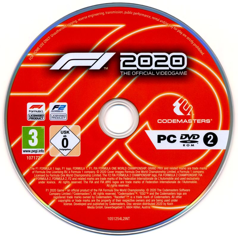 F1 2020 (Deluxe Schumacher Edition) cover or packaging material - MobyGames
