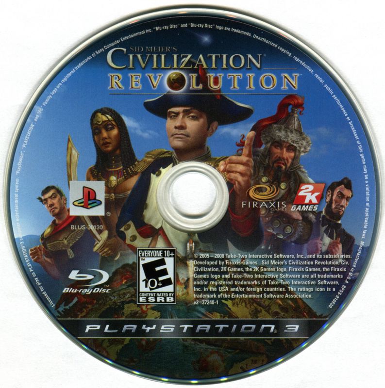 Sid Meier's Civilization: Revolution cover or packaging material ...