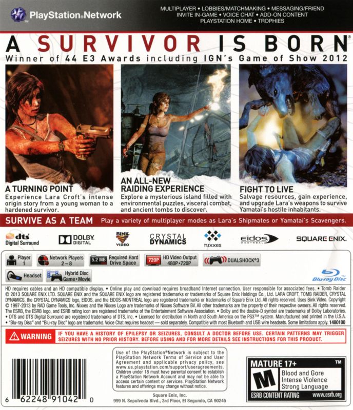 Tomb Raider cover or packaging material - MobyGames