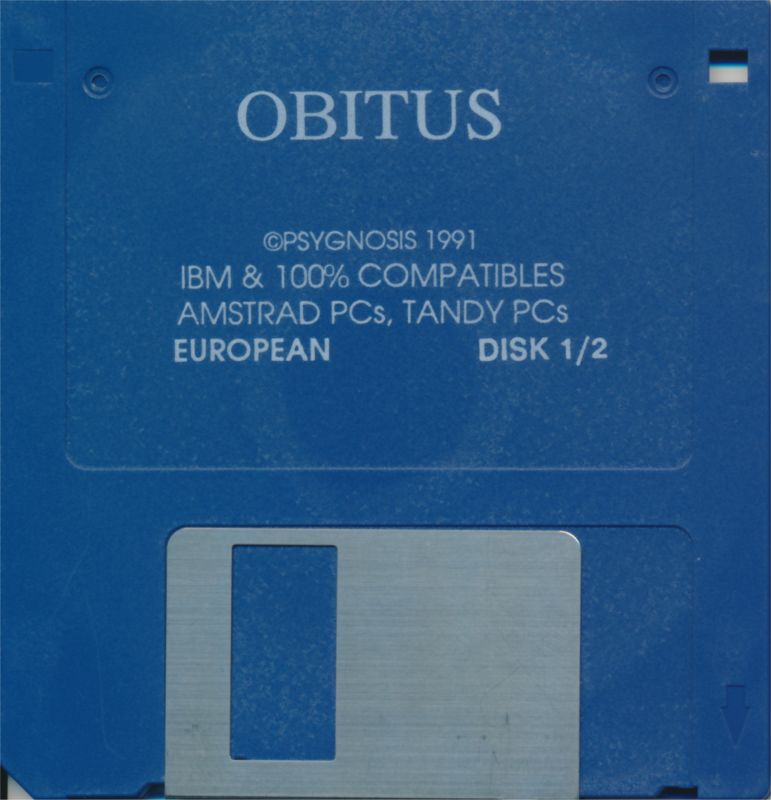 Obitus cover or packaging material - MobyGames