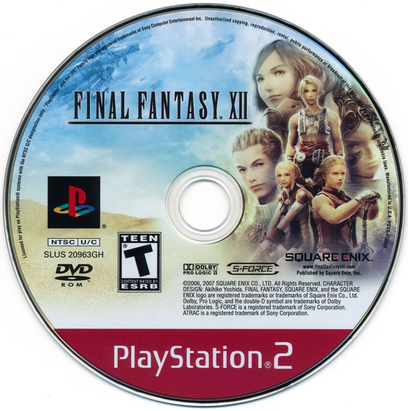 Final Fantasy XII cover or packaging material - MobyGames
