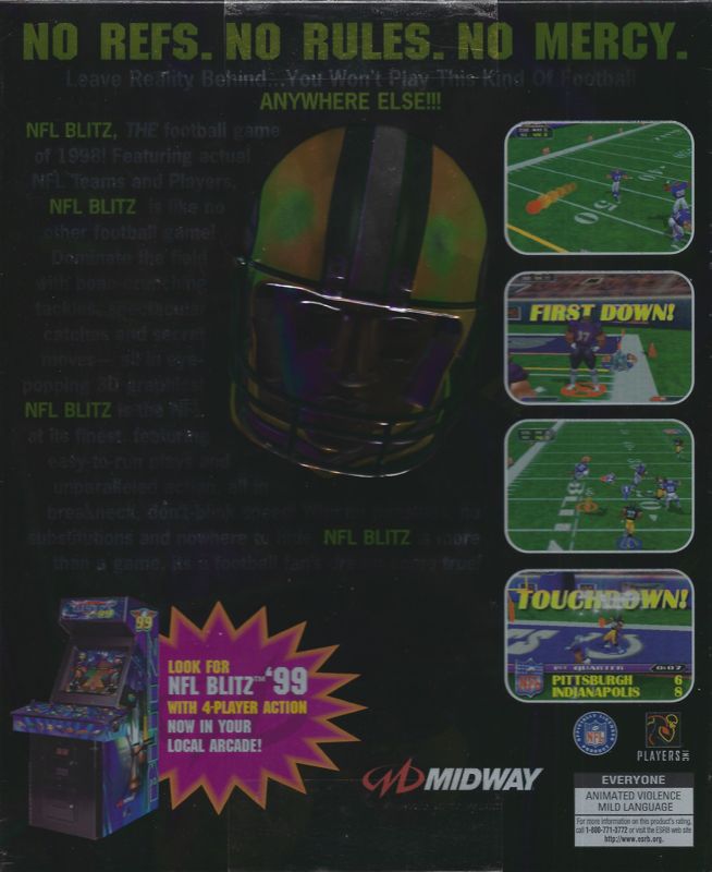 NFL Blitz cover or packaging material - MobyGames