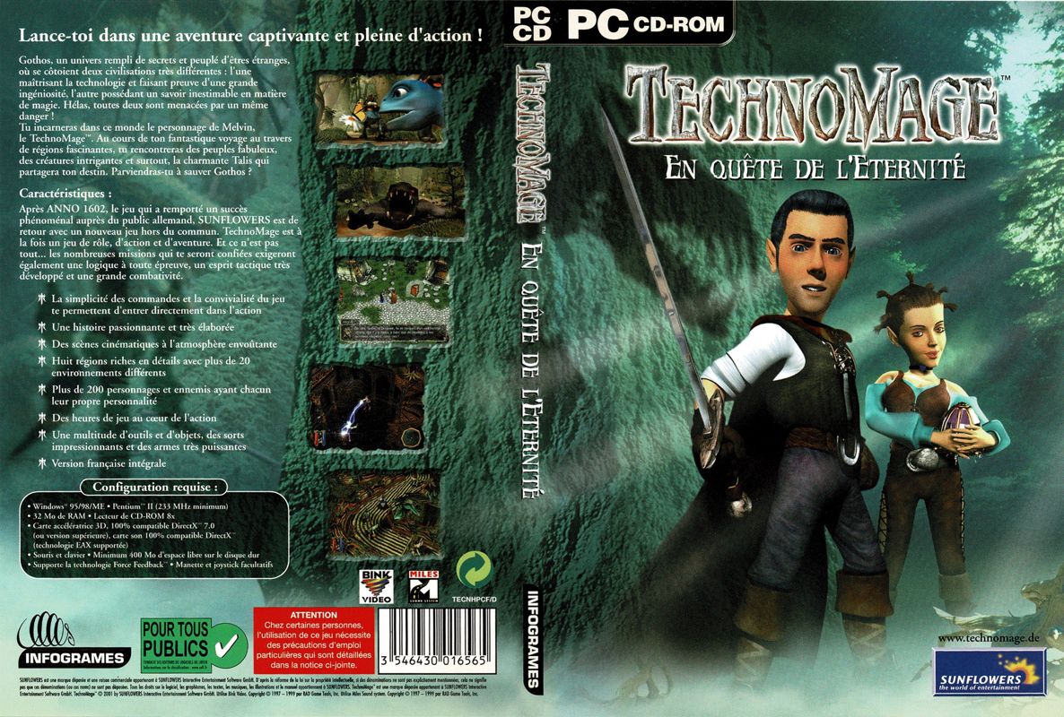 TechnoMage: Return of Eternity cover or packaging material - MobyGames