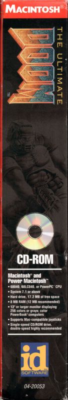 The Ultimate Doom cover or packaging material - MobyGames