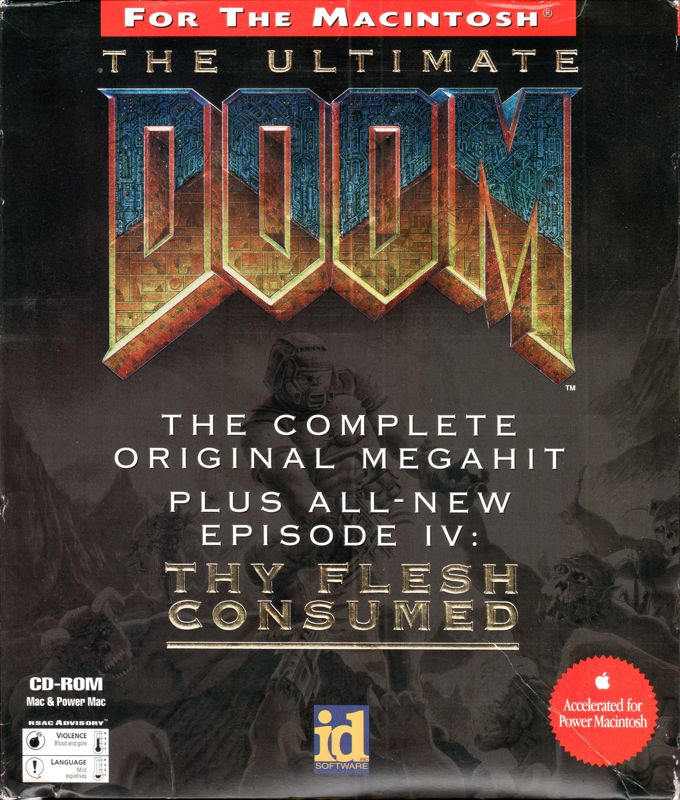 The Ultimate Doom cover or packaging material - MobyGames