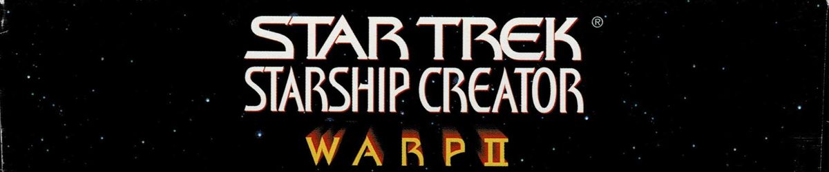 Star Trek: Starship Creator Warp II cover or packaging material - MobyGames