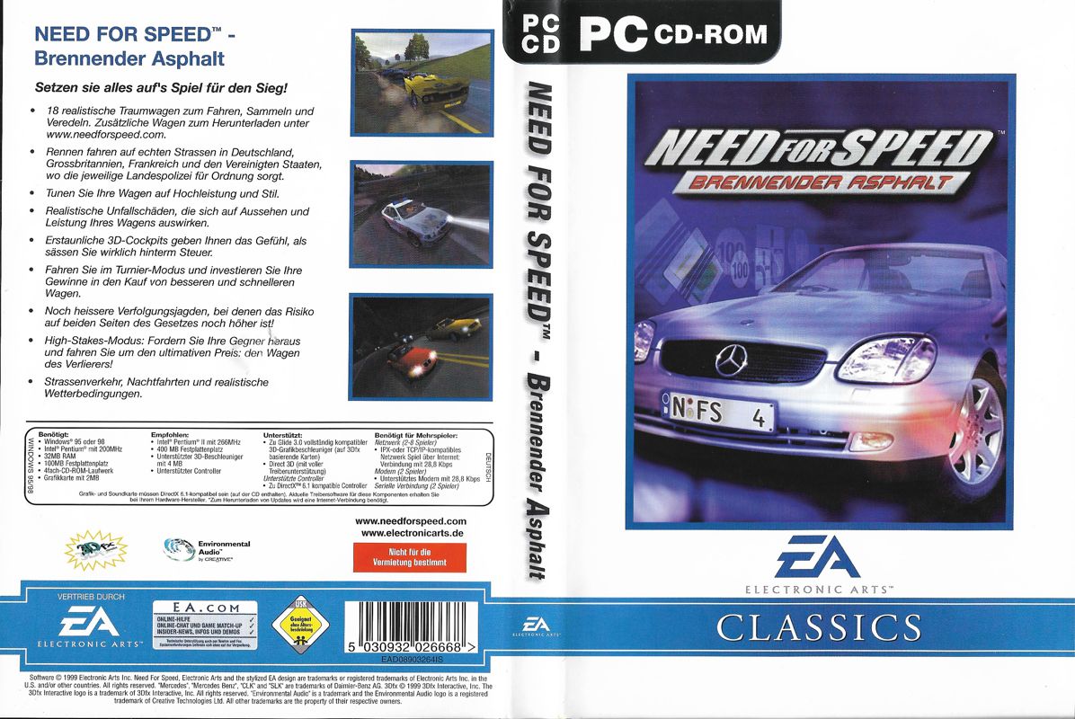 Need for Speed: High Stakes cover or packaging material - MobyGames
