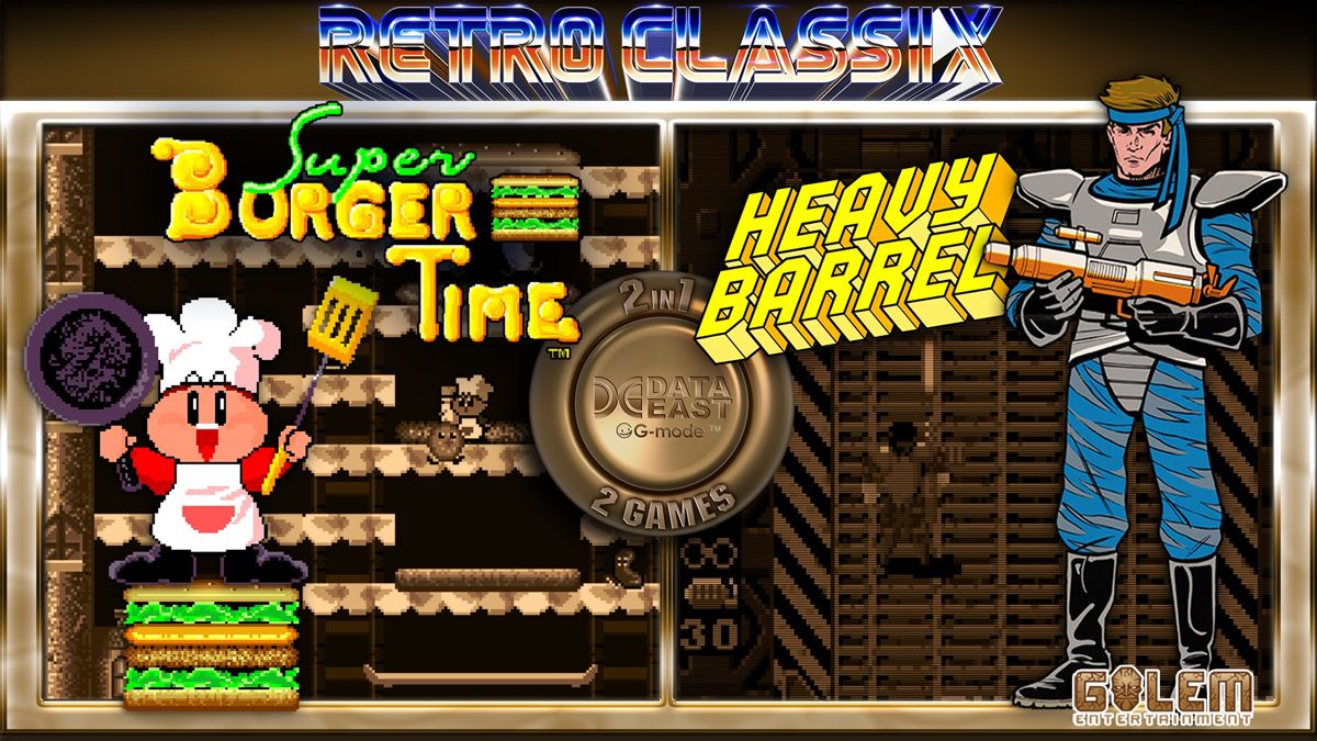 Retro Classix 2-in-1: Heavy Barrel & Super Burger Time - MobyGames