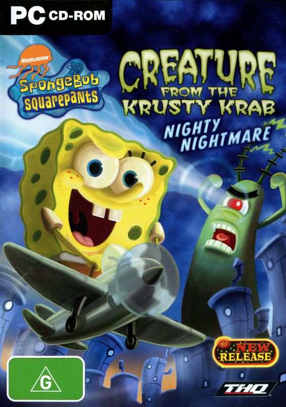 Spongebob Squarepants: Nighty Nightmare cover or packaging material ...
