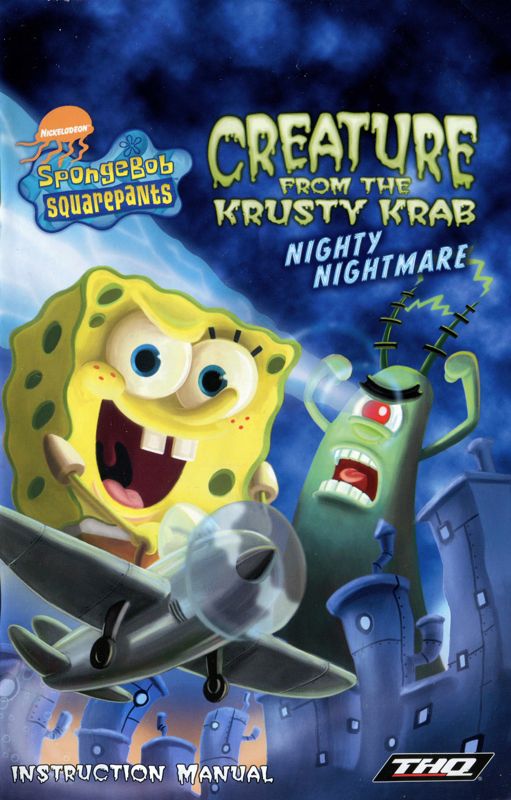 Spongebob Squarepants: Nighty Nightmare cover or packaging material ...