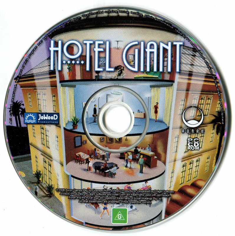 Hotel Giant cover or packaging material - MobyGames