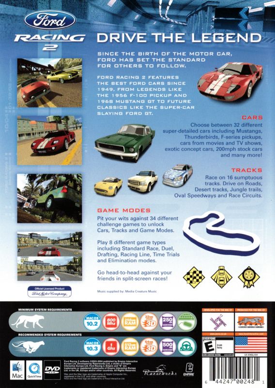Ford Racing 2 cover or packaging material - MobyGames
