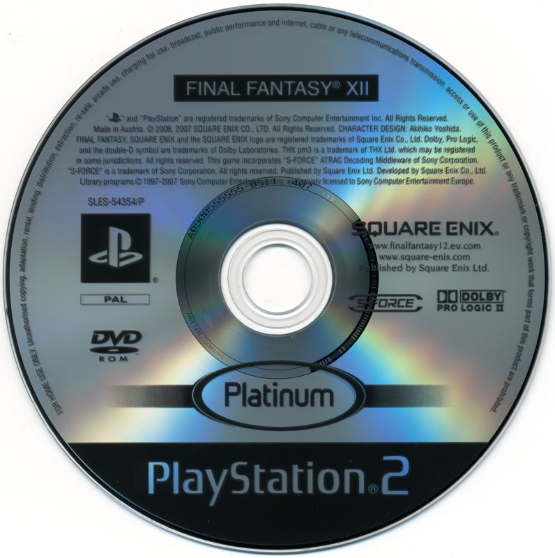Final Fantasy XII cover or packaging material - MobyGames