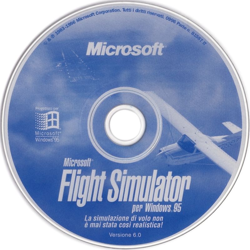 Microsoft Flight Simulator for Windows 95 cover or packaging material ...
