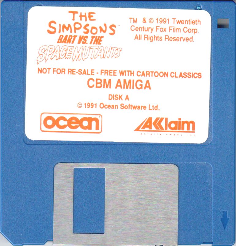 The Simpsons: Bart vs. the Space Mutants cover or packaging material - MobyGames