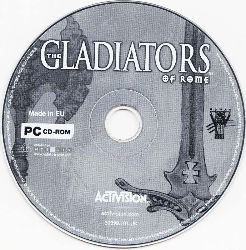 The Gladiators of Rome cover or packaging material - MobyGames