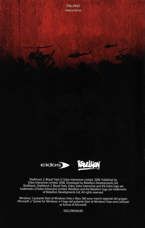 Shellshock 2: Blood Trails cover or packaging material - MobyGames