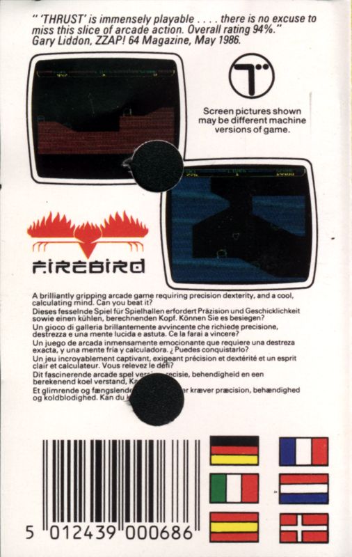 Thrust cover or packaging material - MobyGames