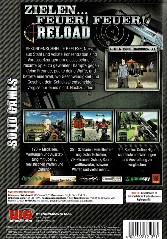 Reload cover or packaging material - MobyGames