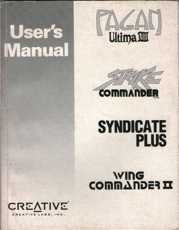 Ultima VIII: Pagan / Strike Commander / Syndicate Plus / Wing Commander ...