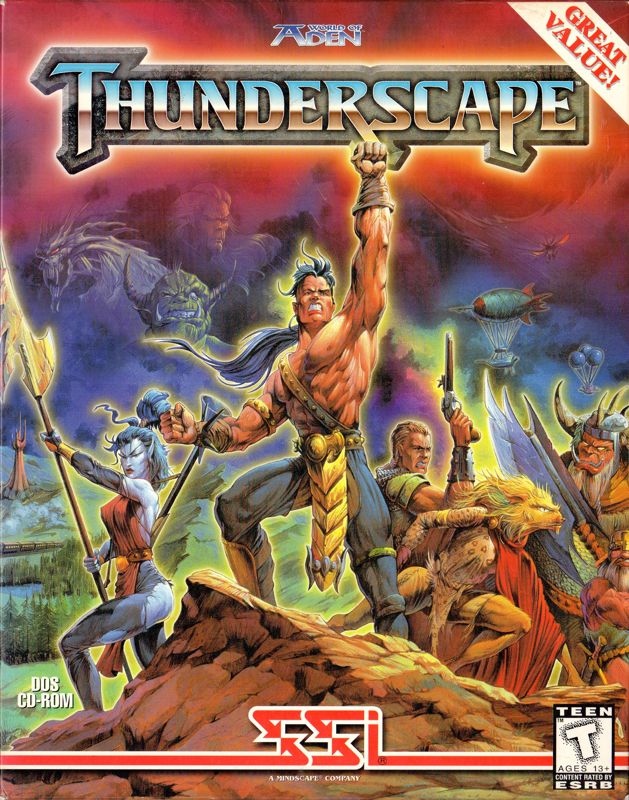 World of Aden: Thunderscape cover or packaging material - MobyGames