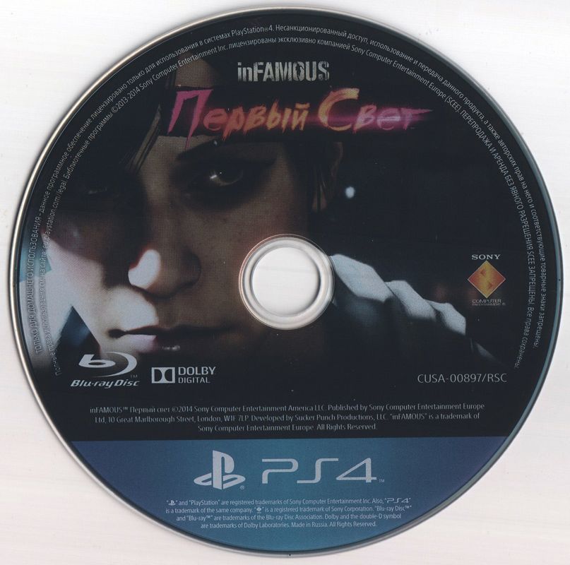 inFAMOUS: First Light cover or packaging material - MobyGames