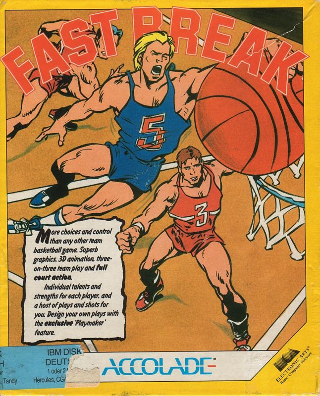 Fast Break cover or packaging material - MobyGames