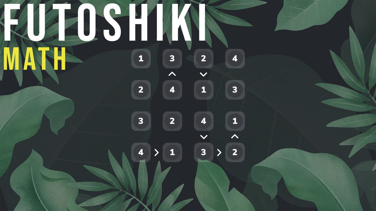 Futoshiki Math cover or packaging material - MobyGames