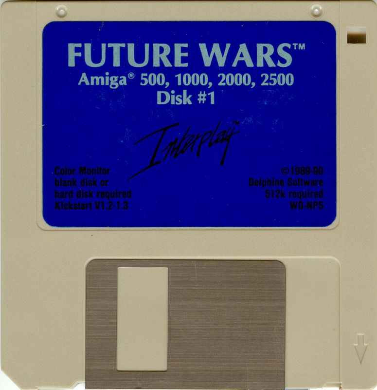 Future Wars: Adventures in Time cover or packaging material - MobyGames