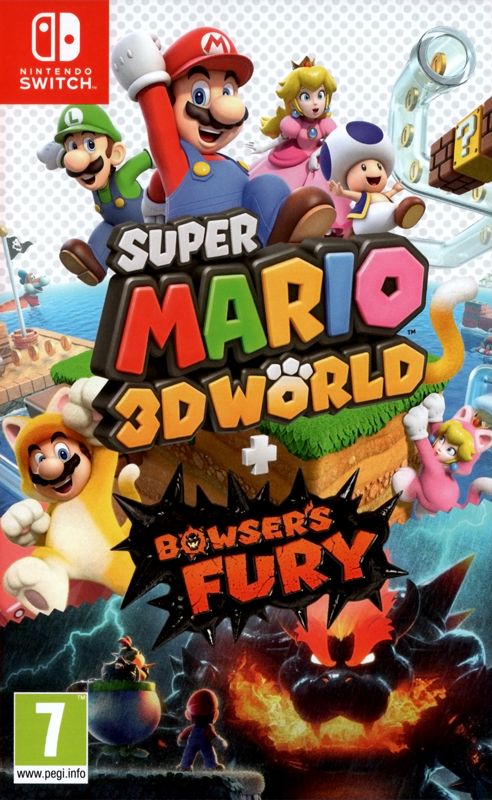 Super Mario 3D World + Bowser’s Fury cover or packaging material - MobyGames