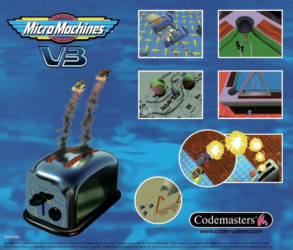 Micro Machines V3 cover or packaging material - MobyGames