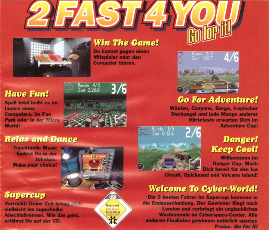 2FAST4YOU: Das superheiße Bi-Fi Race cover or packaging material ...